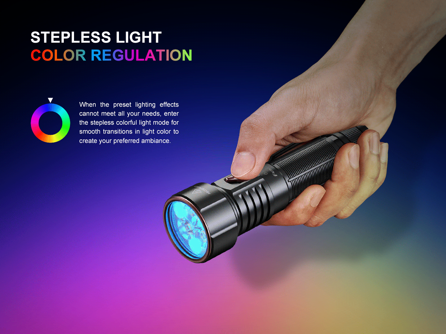 Fenix LD36R Multicolor Flashlight - Wildcat Mini BMX